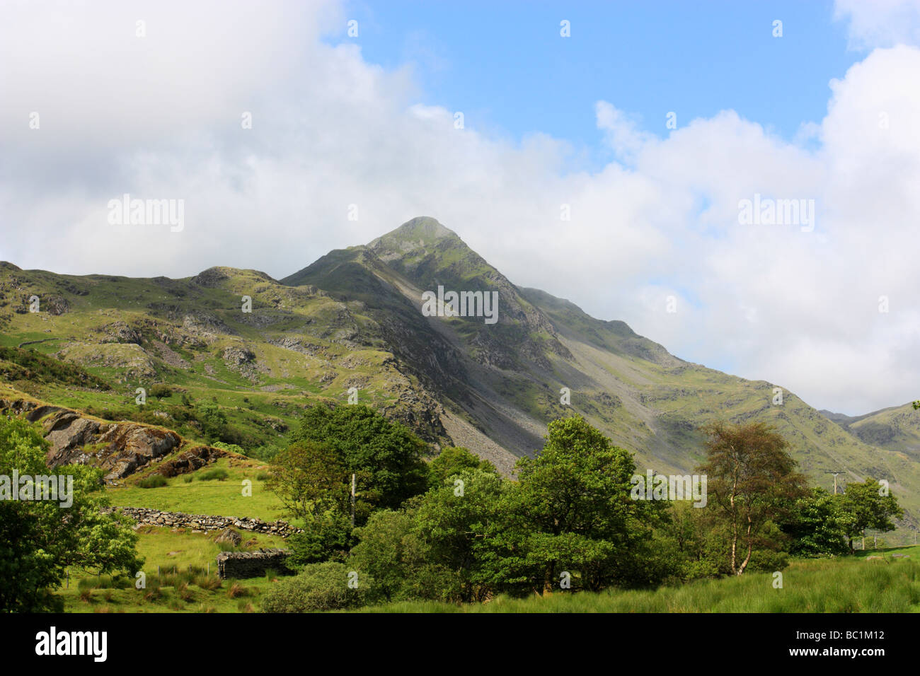 Cnicht, the "Matterhorn of Wales", a peak in the Moelwyns range of ...