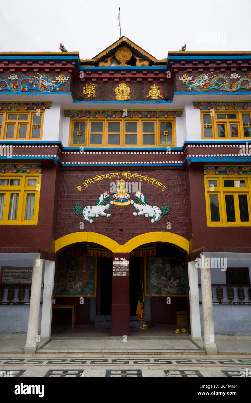 The main building of the Tso-Pema Ogyen Heru-kai Nyingmapa Gompa ...