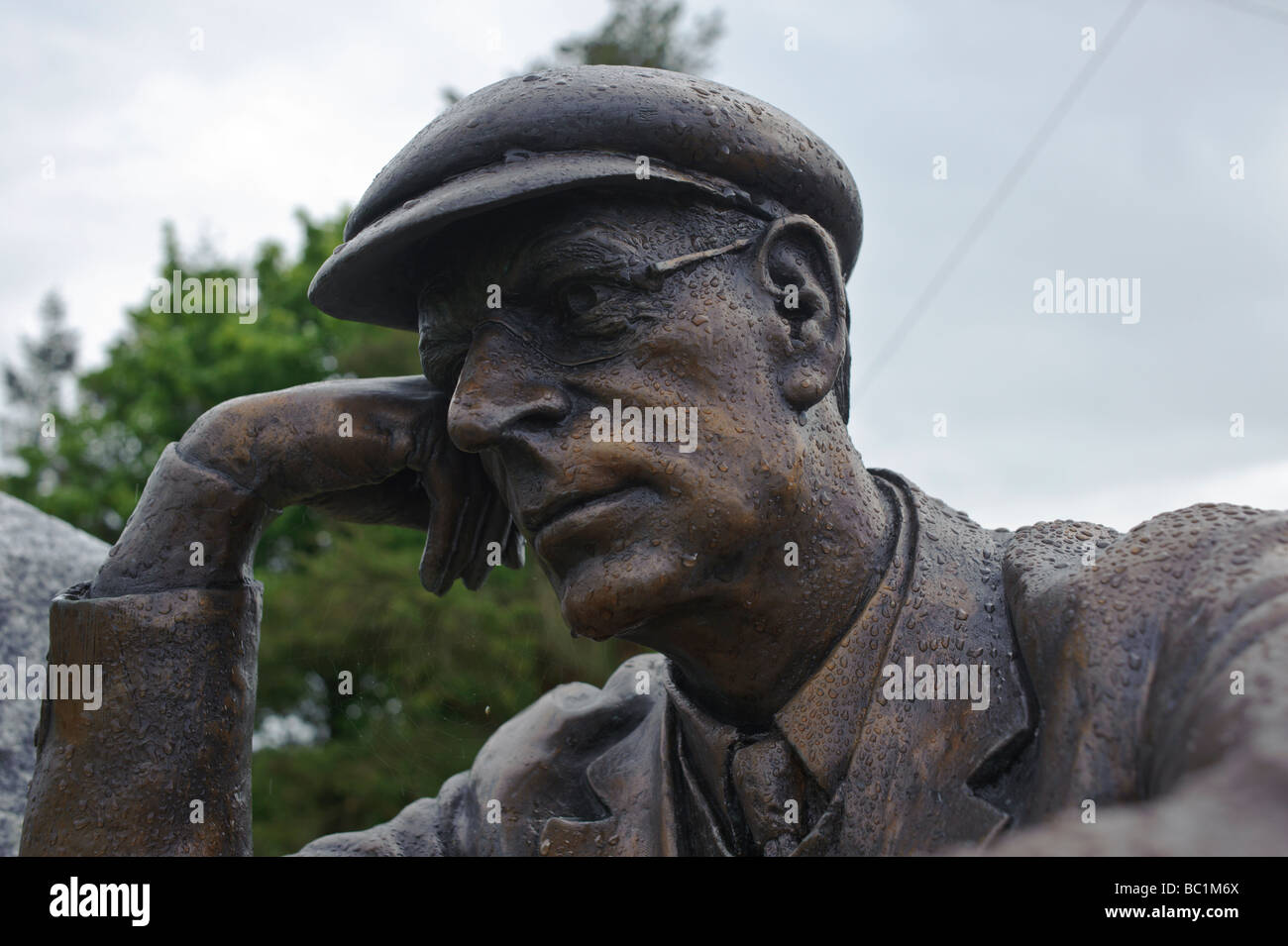 Harry Fergus statue and home in Dromara County Down Northern Ireland ...