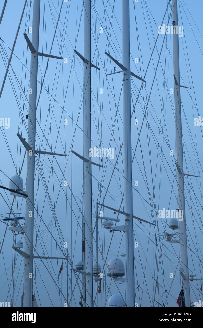 Four mast yacht hi-res stock photography and images - Alamy