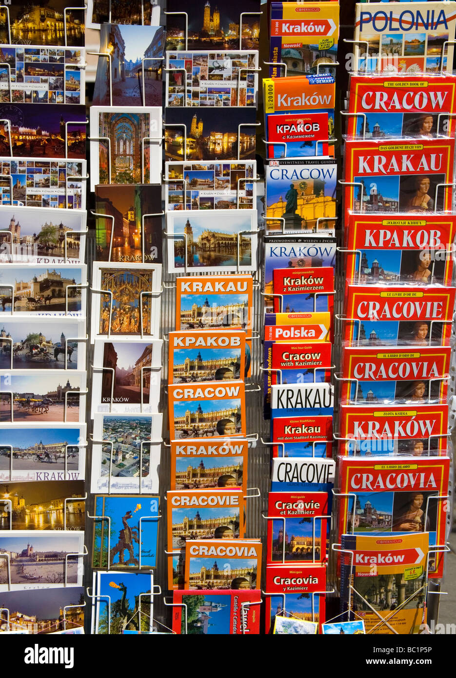 Poland Krakow postcards Stock Photo - Alamy