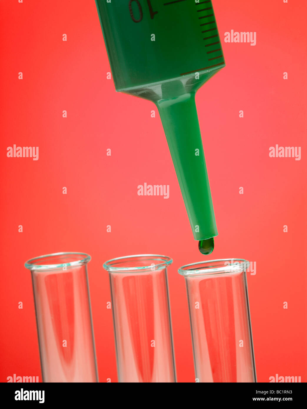 Flasks in the chemical laboratory Stock Photo - Alamy