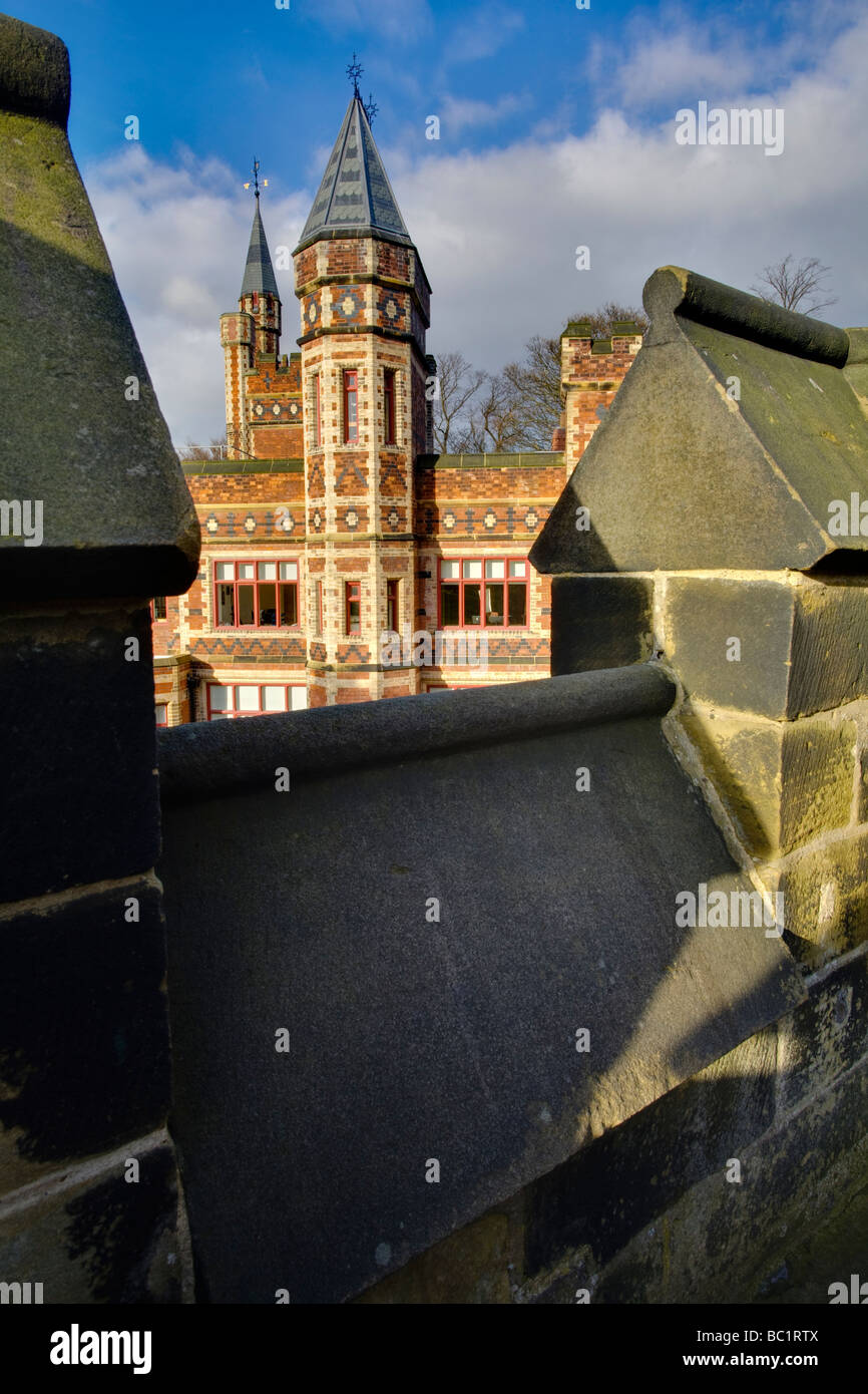 England Tyne Wear Saltwell Park Saltwell Towers situated in Saltwell ...