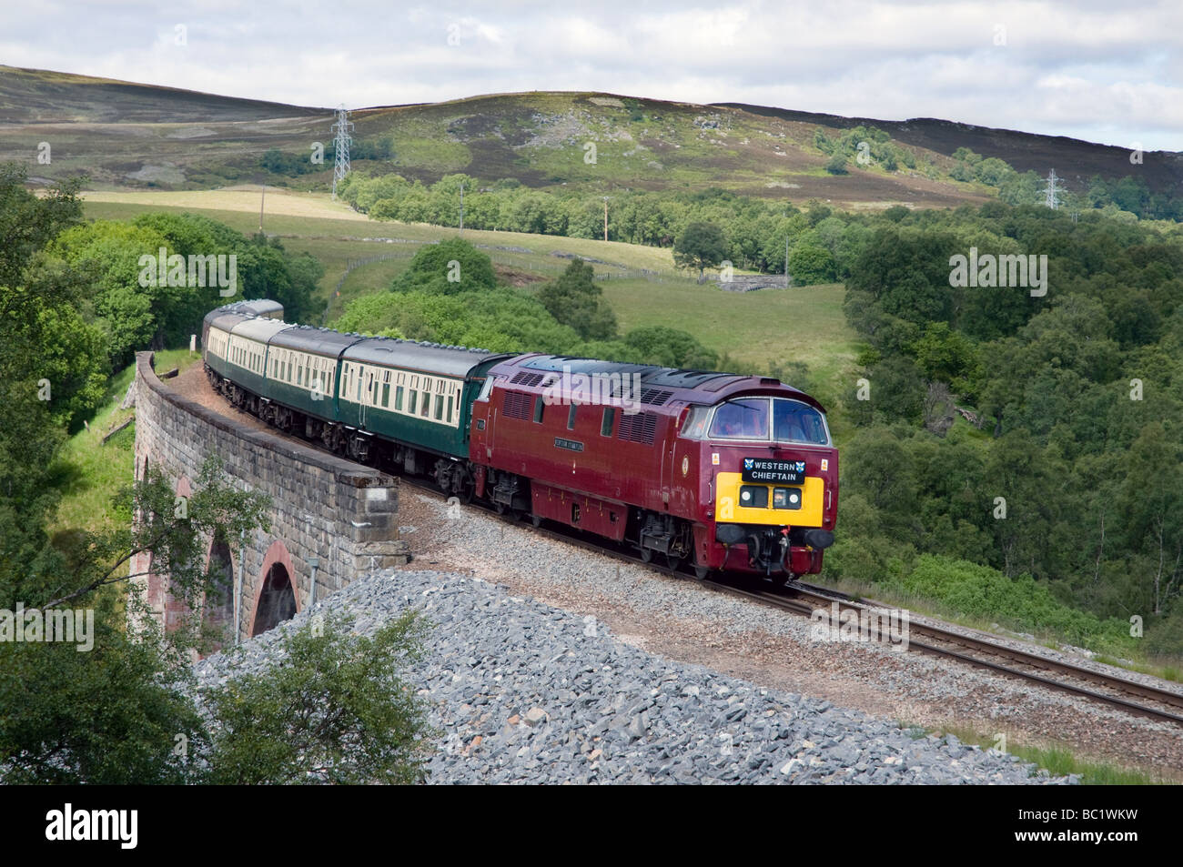 Class 52 western diesel locomotive hi-res stock photography and images ...