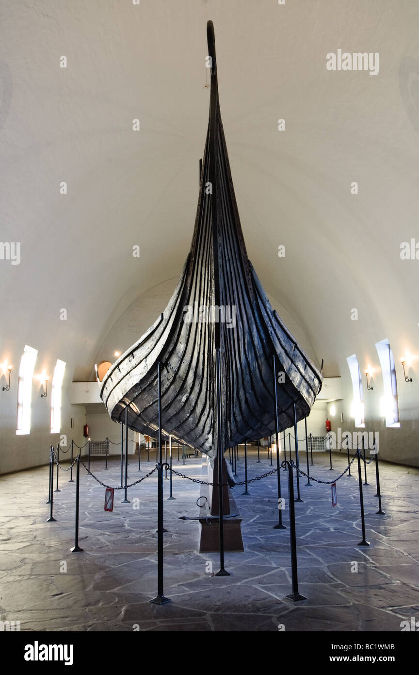 Viking ship in Viking ship museum, Oslo, Norway Stock Photo - Alamy