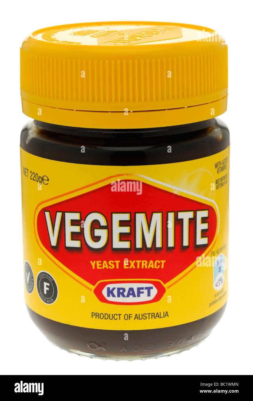 Jar of Vegemite Stock Photo - Alamy