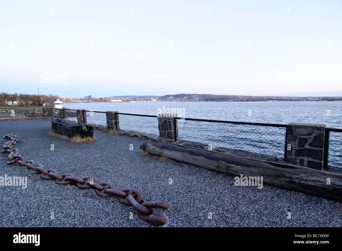 Shore of Oslo fjord Stock Photo - Alamy