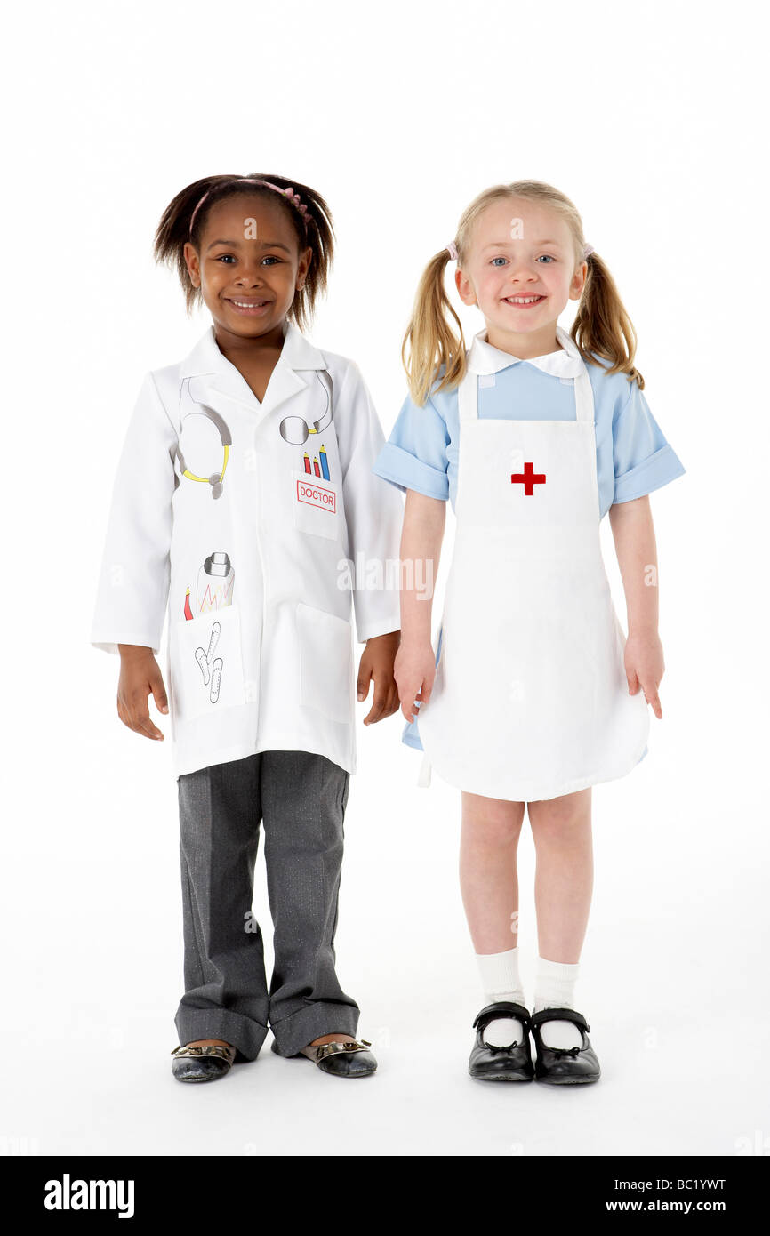 Children playing doctors nurses hi-res stock photography and images - Alamy