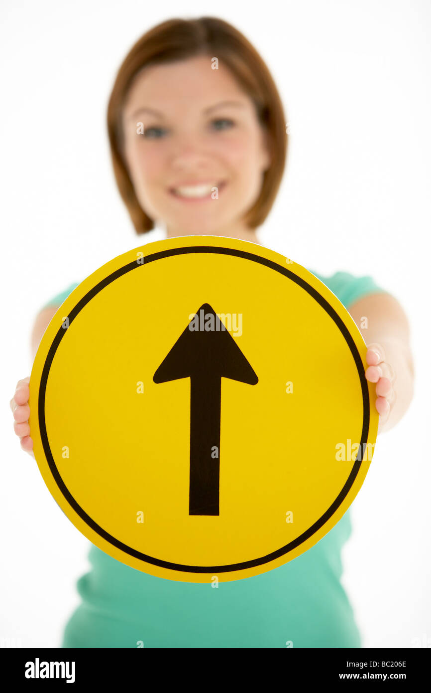 Happy road sign hi-res stock photography and images - Alamy