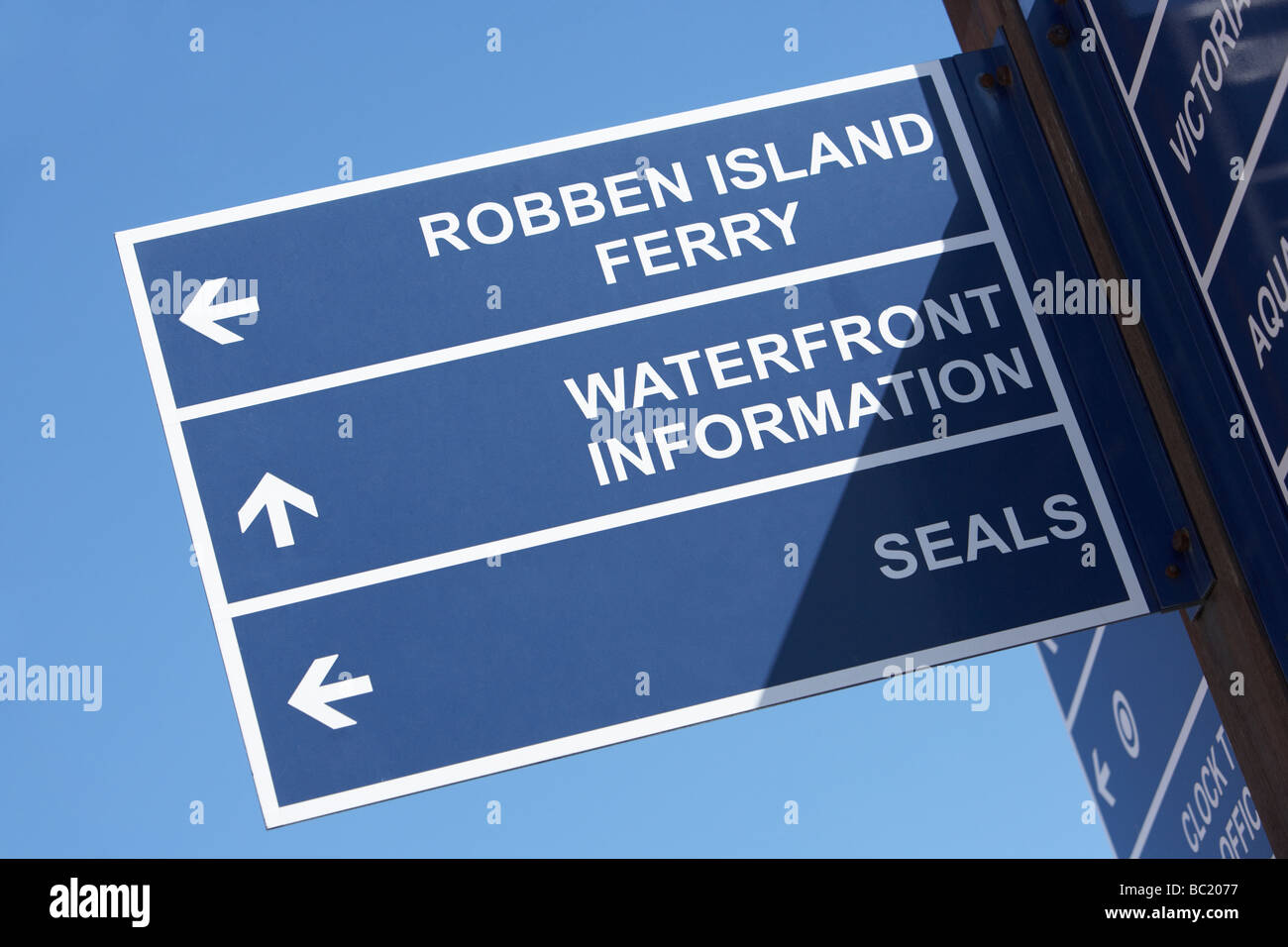South Africa,Cape Town,Victoria And Albert Waterfront Sign Stock Photo ...