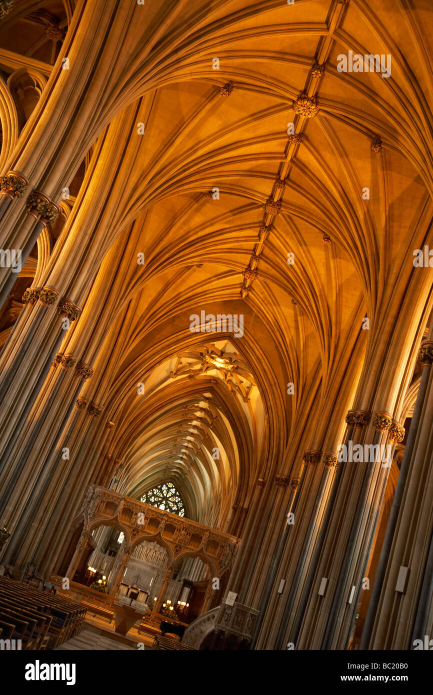 Interior Of Bristol Cathedral,UK Stock Photo - Alamy
