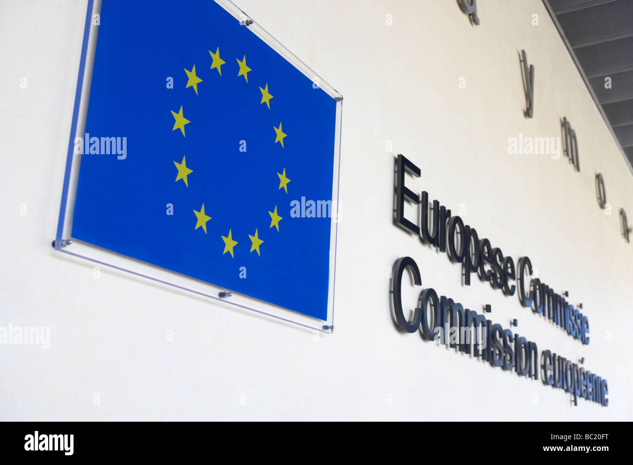 Exterior Of European Commission Building Stock Photo - Alamy