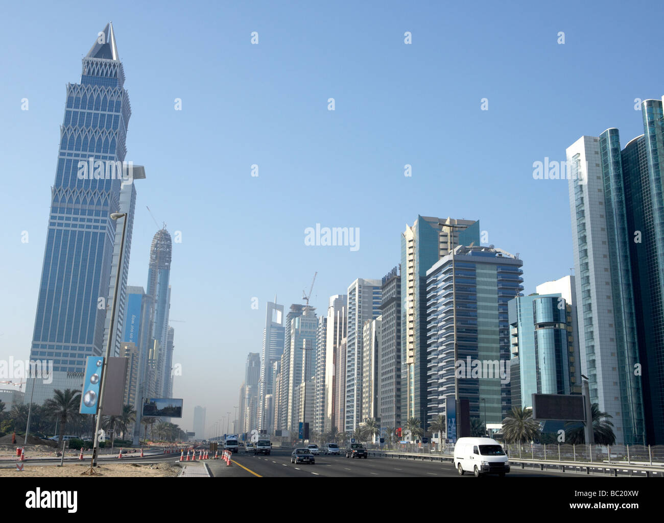 Dubai City Skyline Stock Photo - Alamy