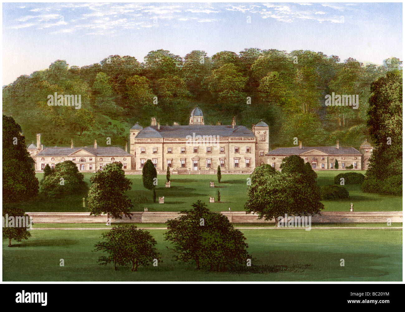 Castle Hill, Devon, home of Earl Fortescue, c1880. Artist: Unknown ...