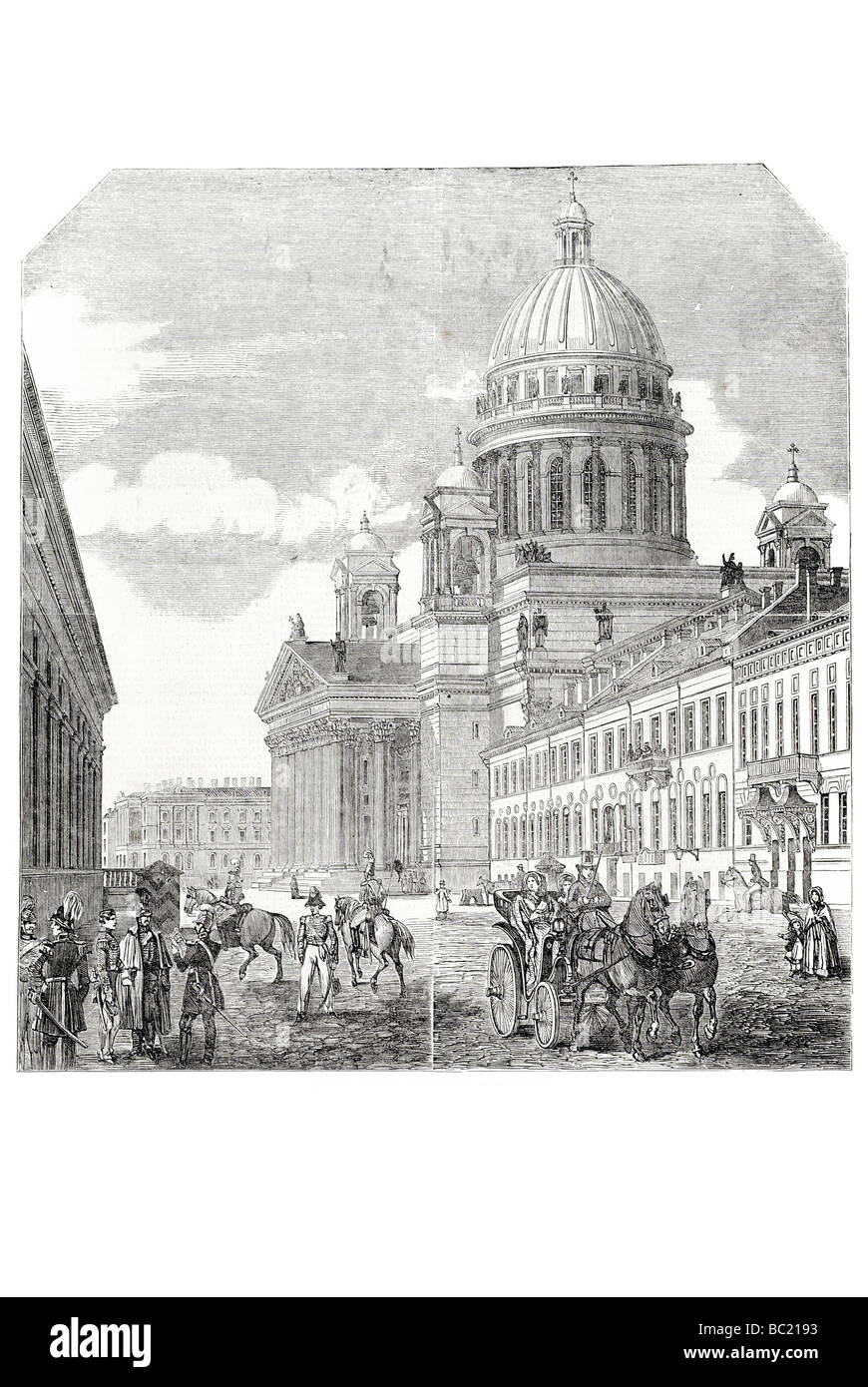 the new cathederal of saint isaac at st petersburg Stock Photo - Alamy