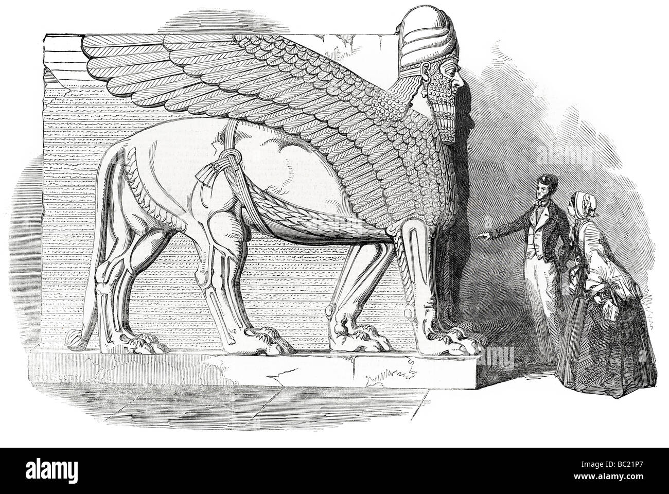 Human Headed Winged Lion