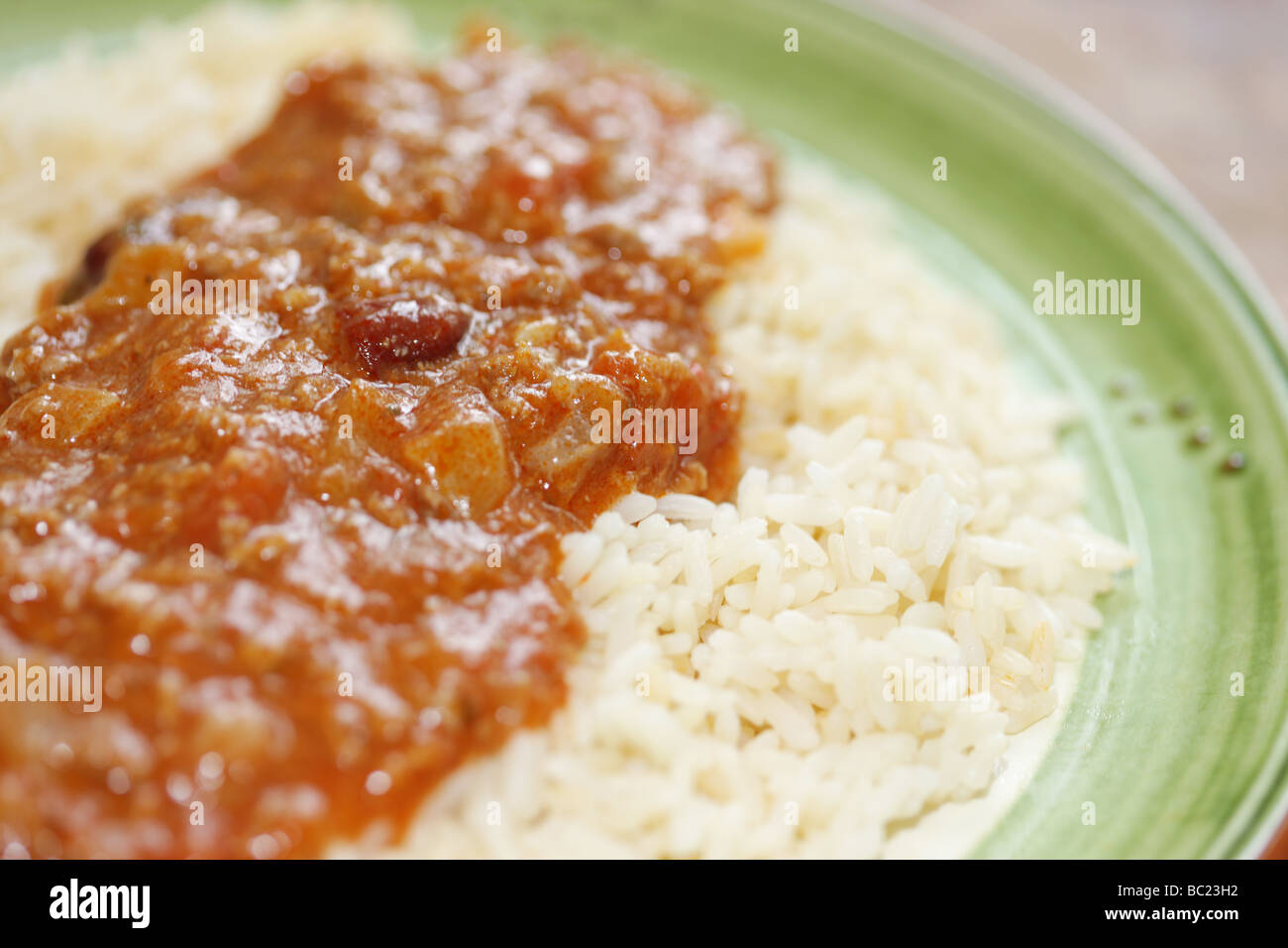 Chilli with Rice Stock Photo - Alamy