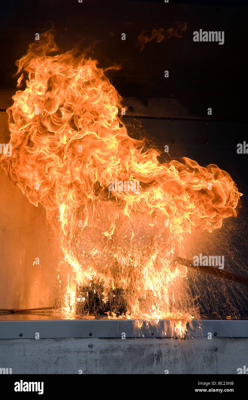 Explosion of unattended burning chip pan/cookery show in Derbyshire ...
