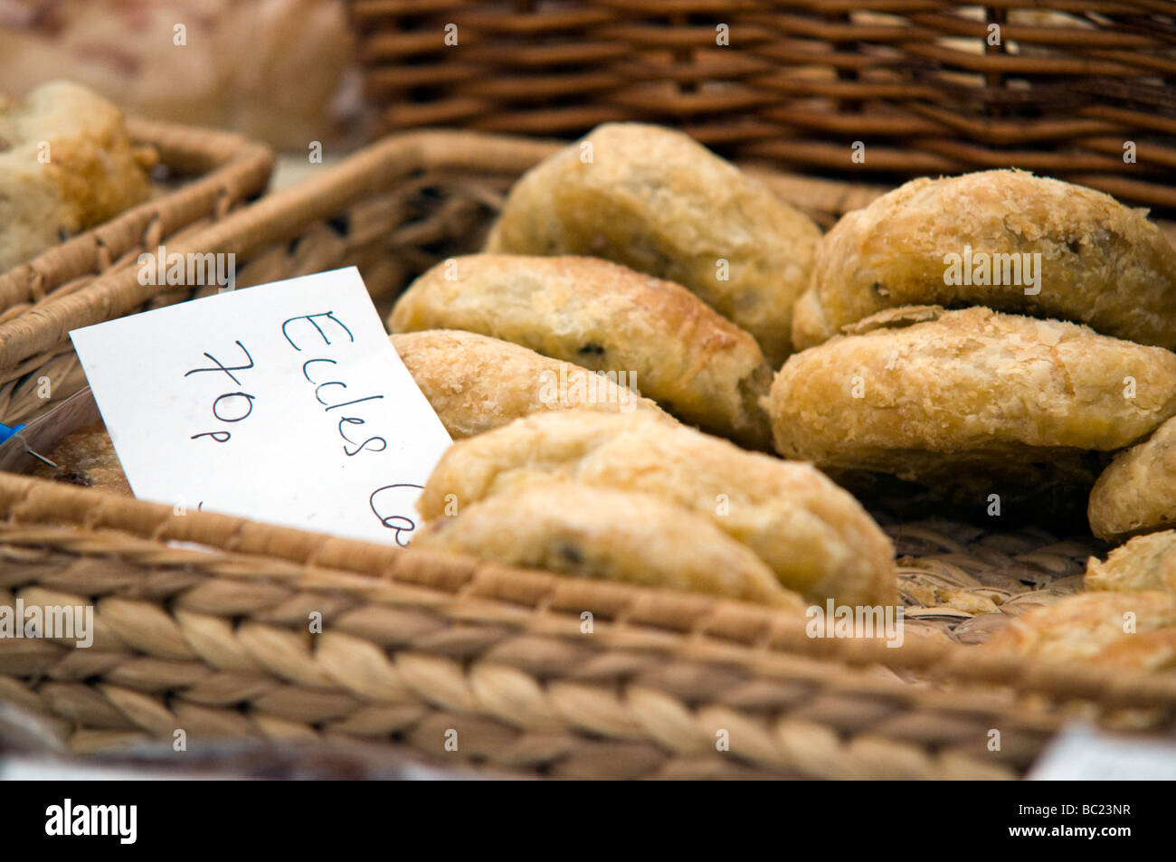 Cakes and Buns on display at a Food and Drinks Festival Derbyshire East ...