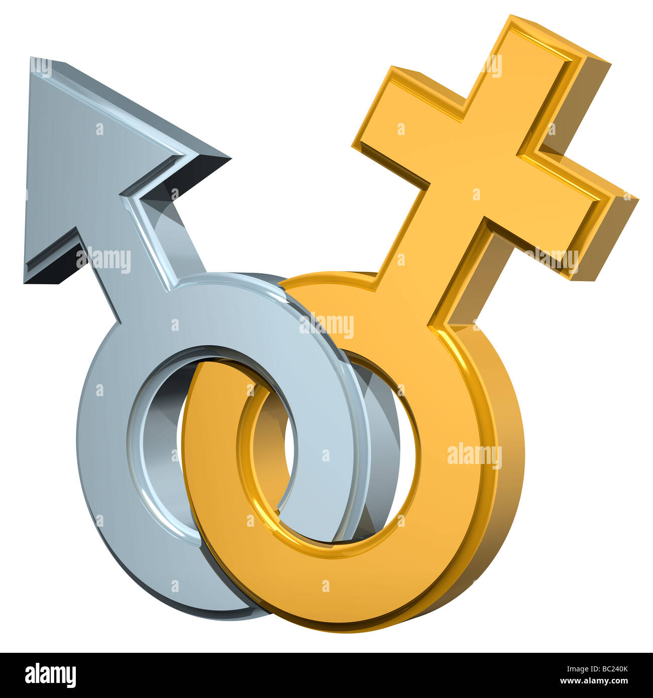 Female Gender Symbol 3d