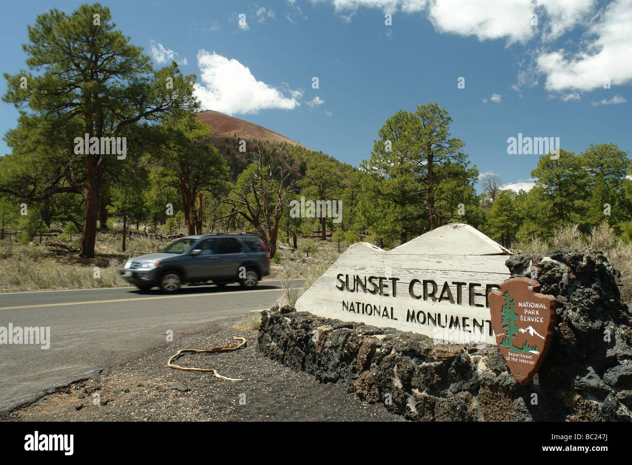 Sunset Crater Volcano National Monument, Flagstaff, Arizona, AZ Stock ...