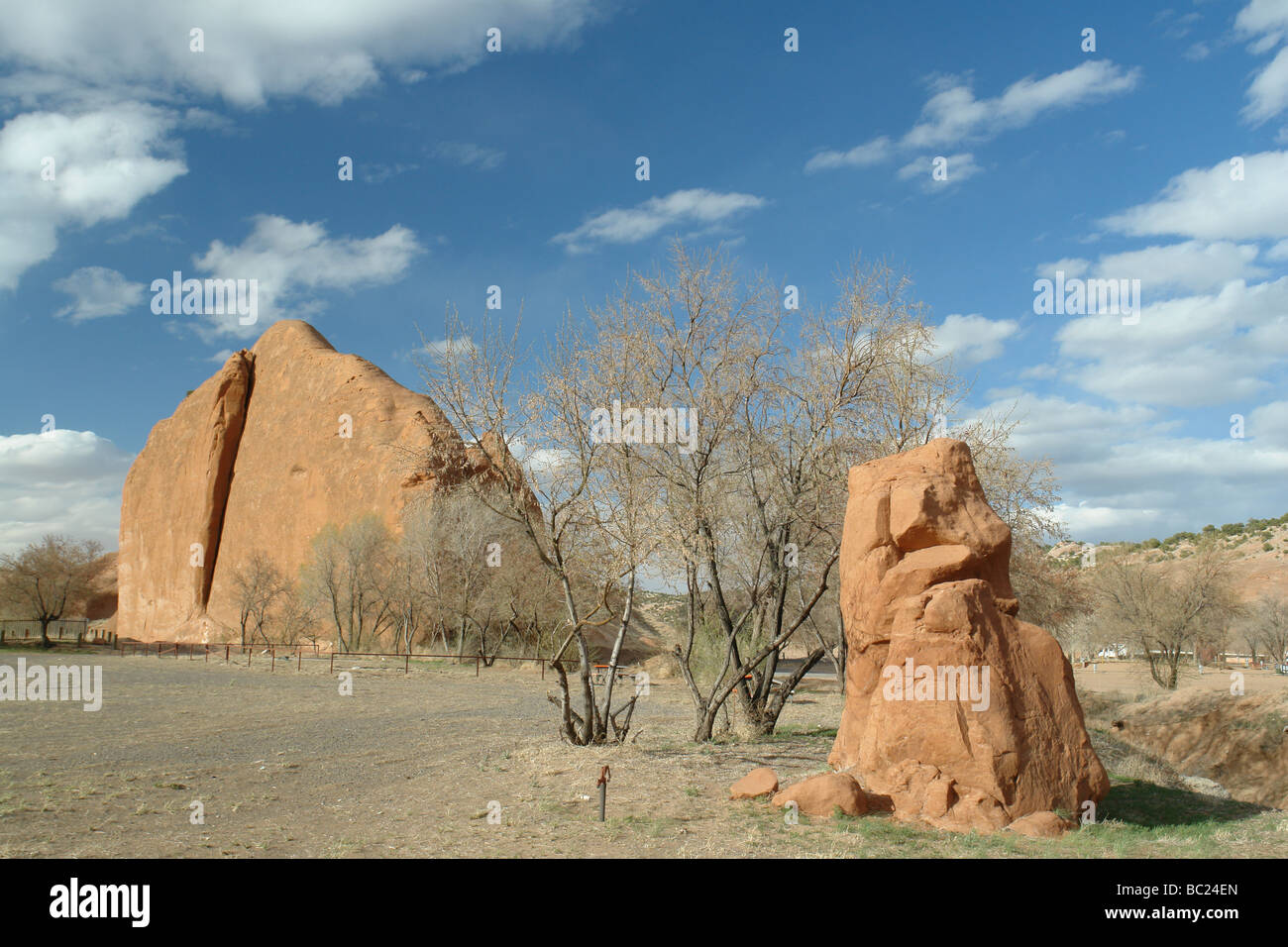 Gallup, Church Rock, New Mexico, NM, Red Rock State Park Stock Photo ...