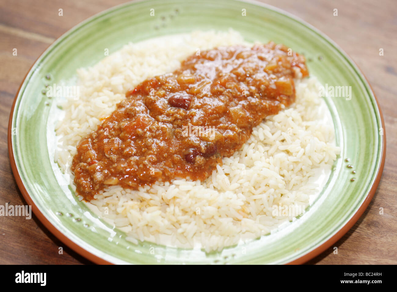 Chilli with Rice Stock Photo - Alamy