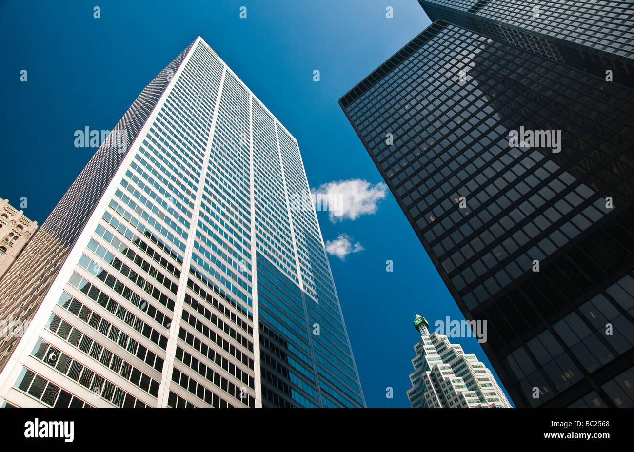 Bank Office Towers Bay Street Toronto Ontario Canada Stock Photo - Alamy