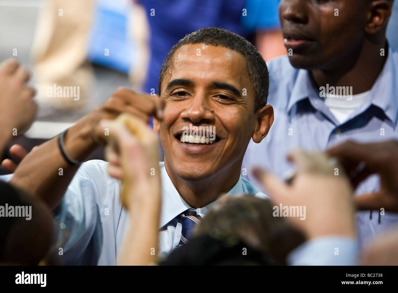 Fist pumping leader hi-res stock photography and images - Alamy