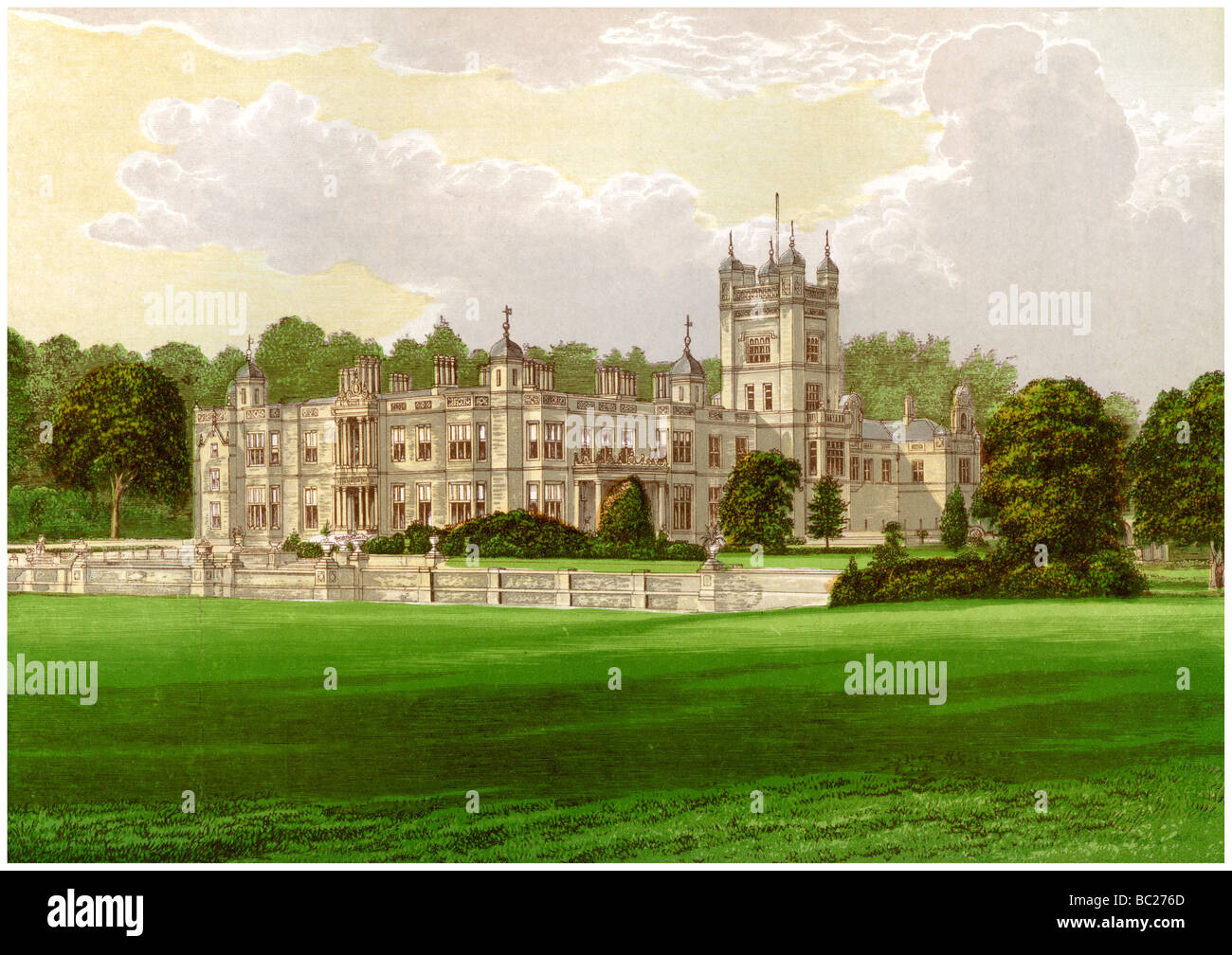 Underley Hall, Westmorland, home of the Earl of Bective, c1880. Artist ...