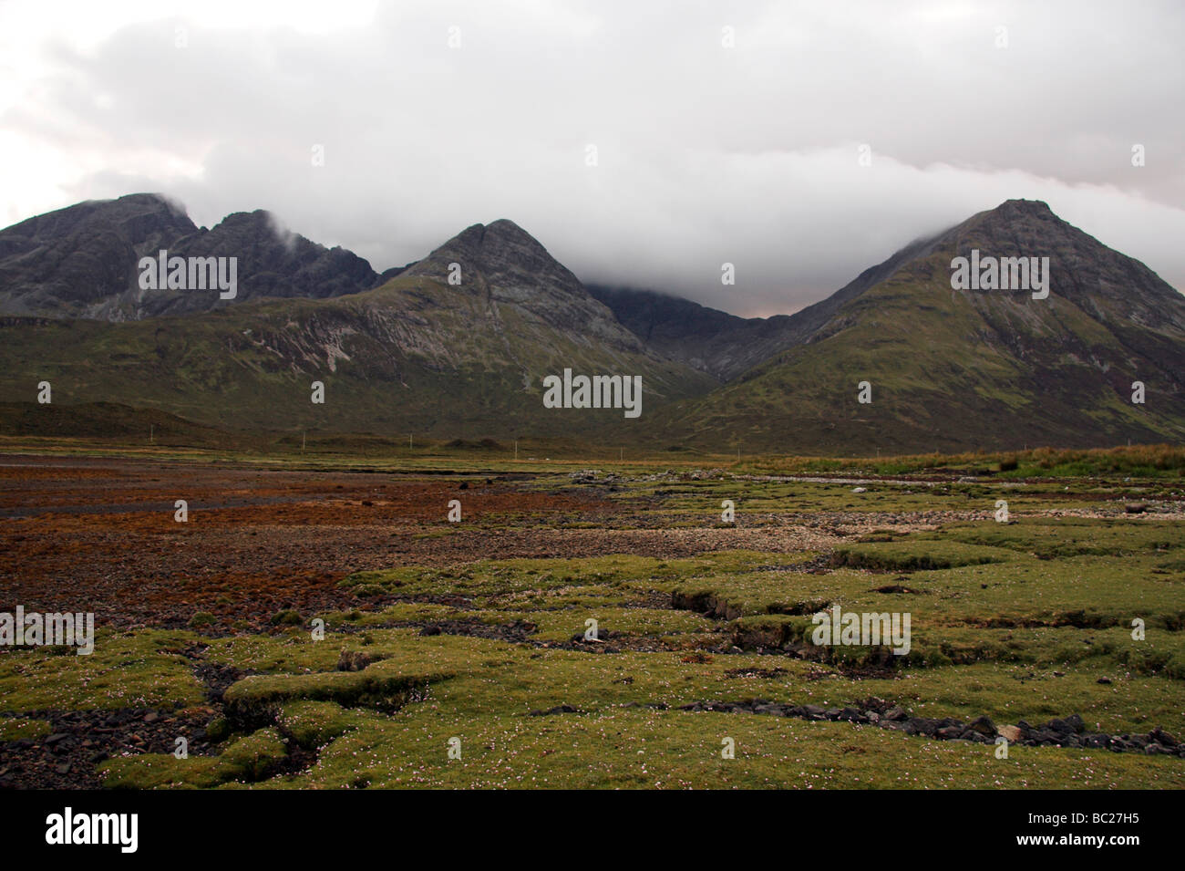 Blaven Mountains, Isle of Skye, Inner Hebrides, West Coast of Scotland ...