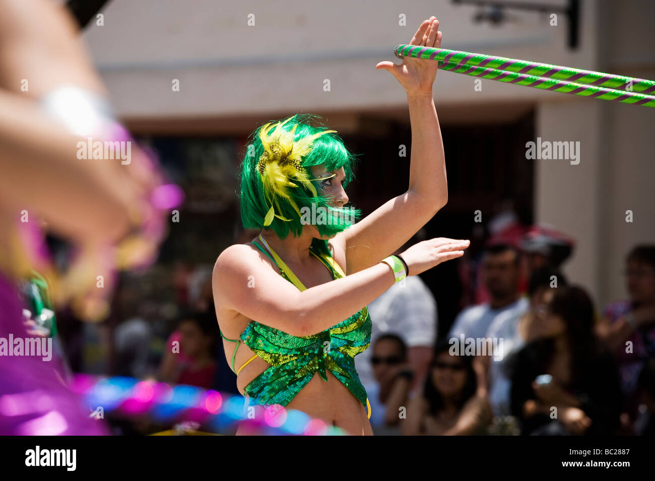 Santa Barbara, California, USA - Annual summer solstice parade June 20 ...