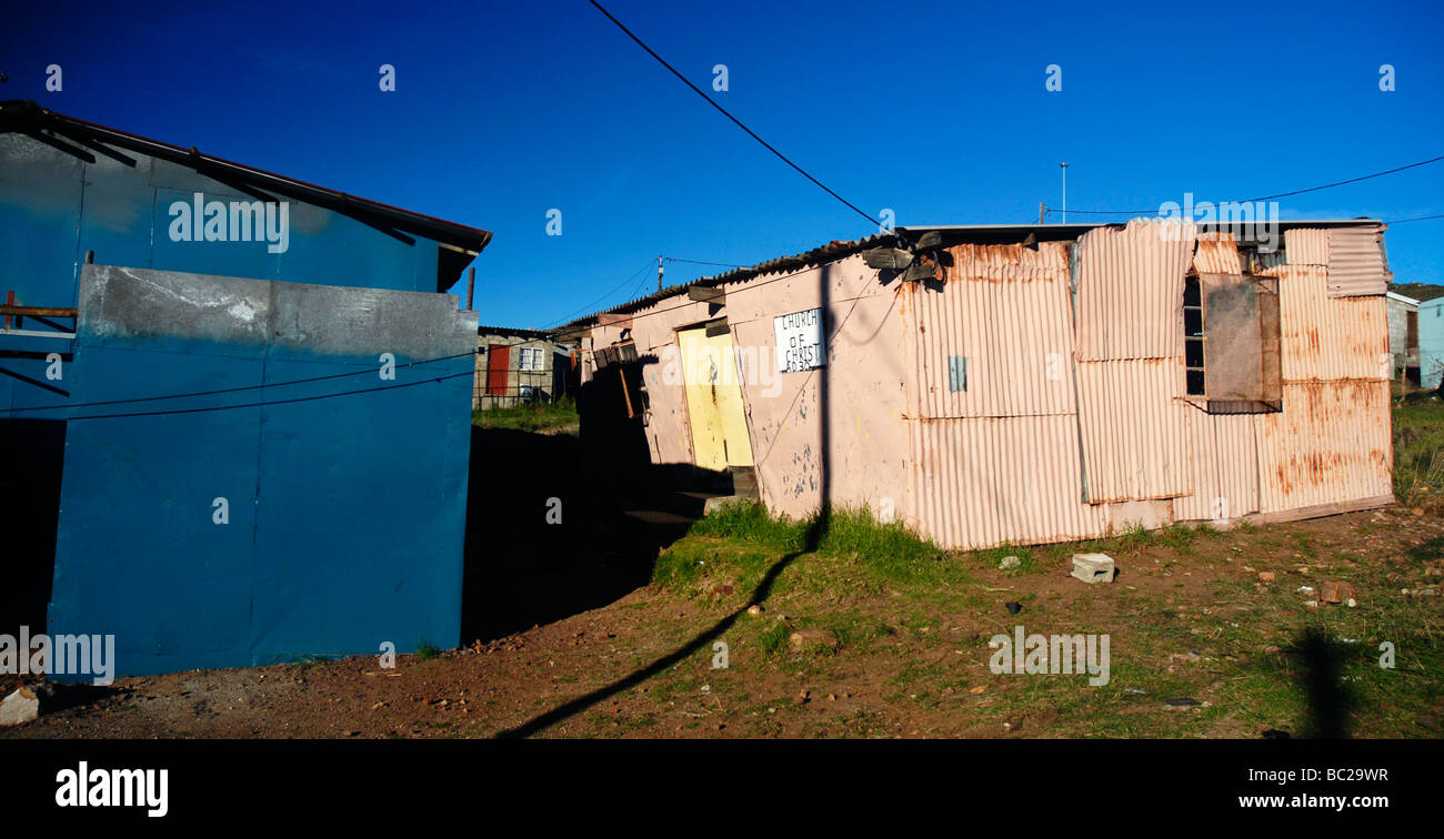 A townhsip church in the Port Elizabeth suburb of Helenvale Stock Photo ...