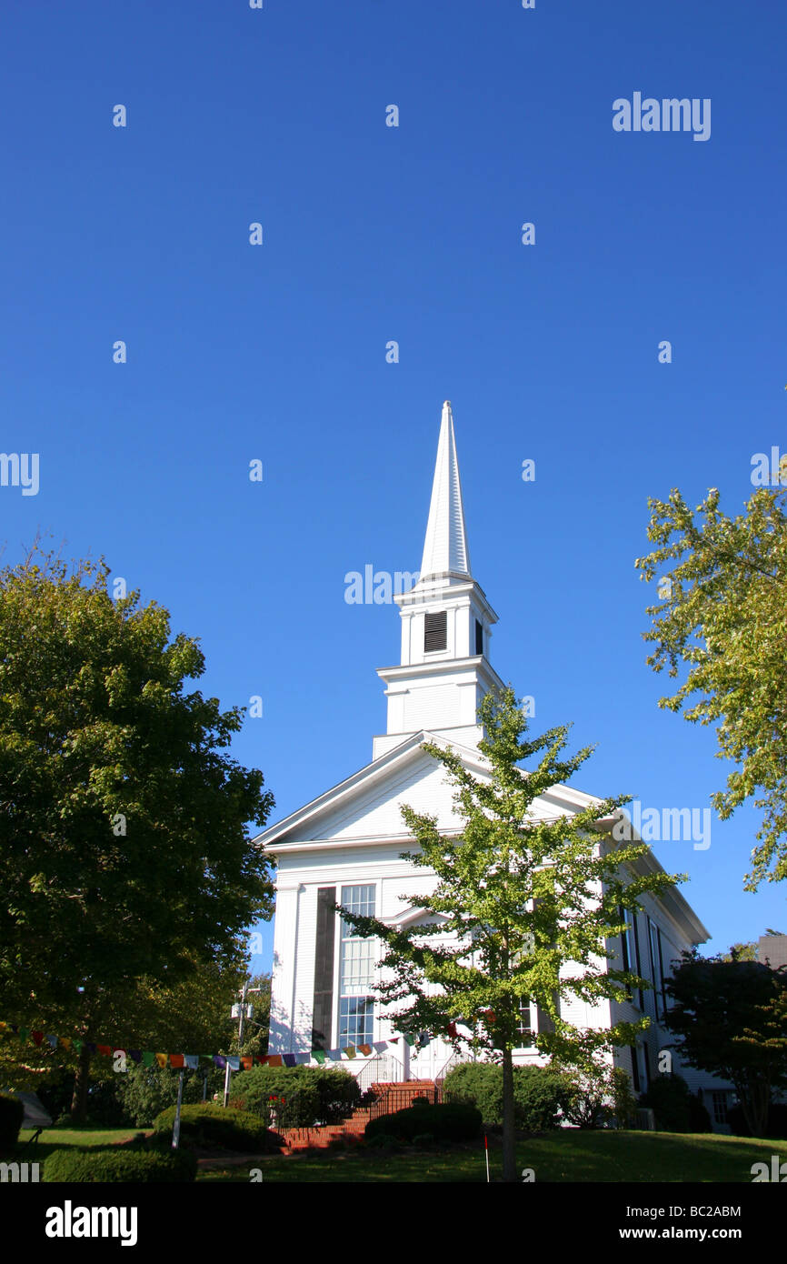 New England church Chatham Cape Cod Massachusetts USA Stock Photo - Alamy