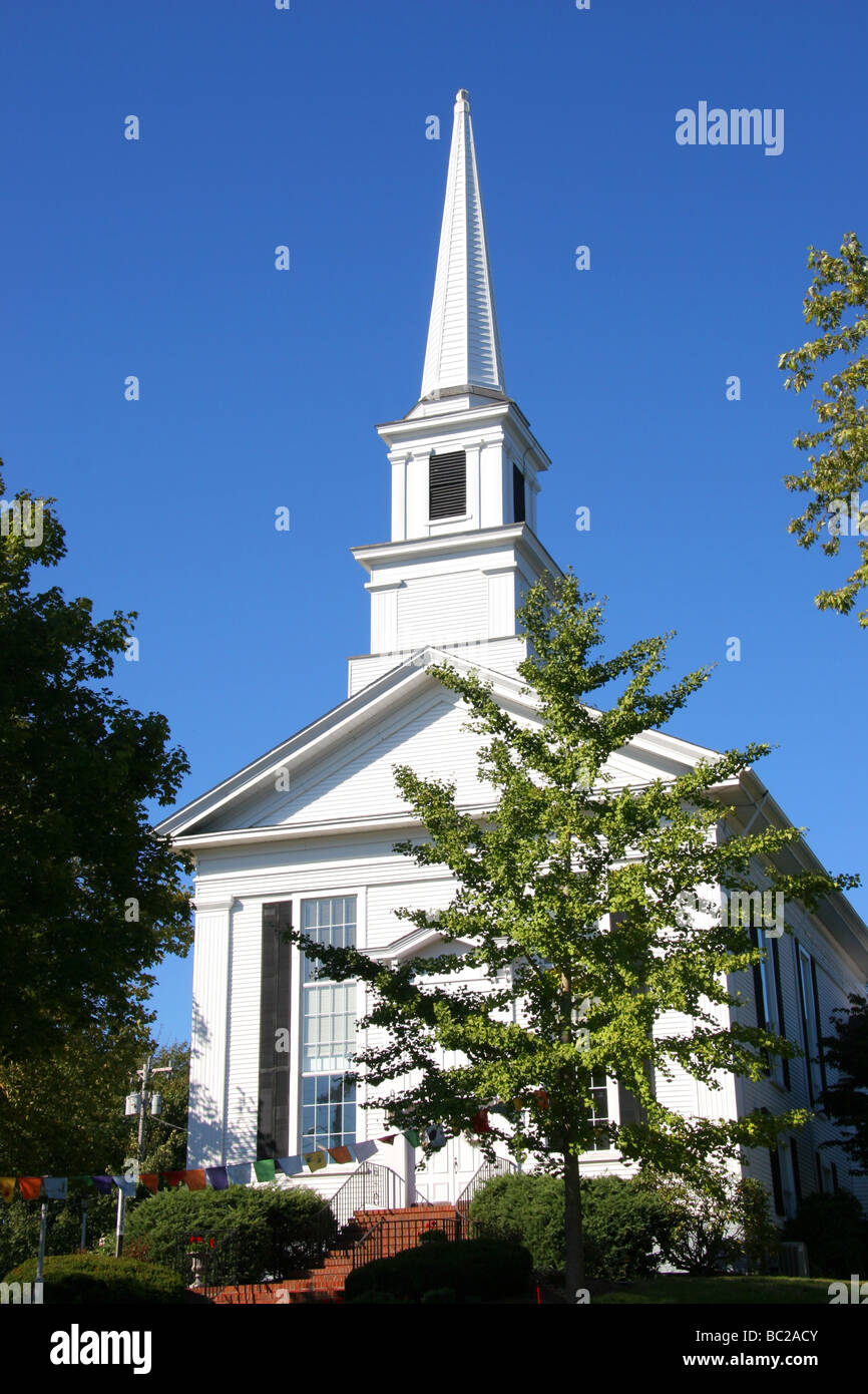 New England church Chatham Cape Cod Massachusetts USA Stock Photo - Alamy
