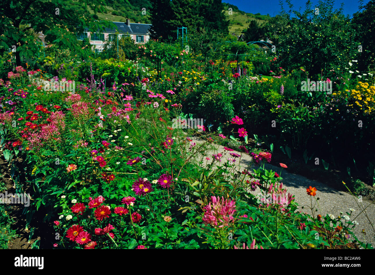 Claude Monet's garden at Giverny in France Stock Photo - Alamy