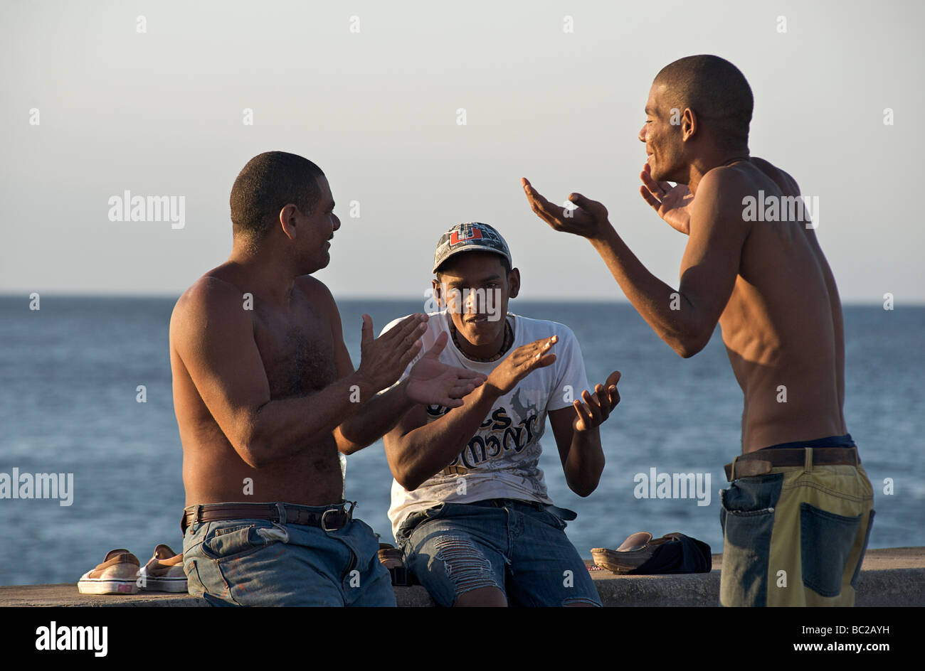 The Malecon in th late afternoon is a popular destination for local ...