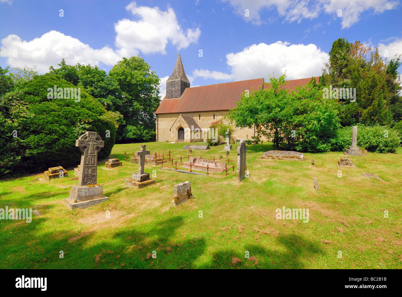 St.James church Abinger Common Stock Photo - Alamy