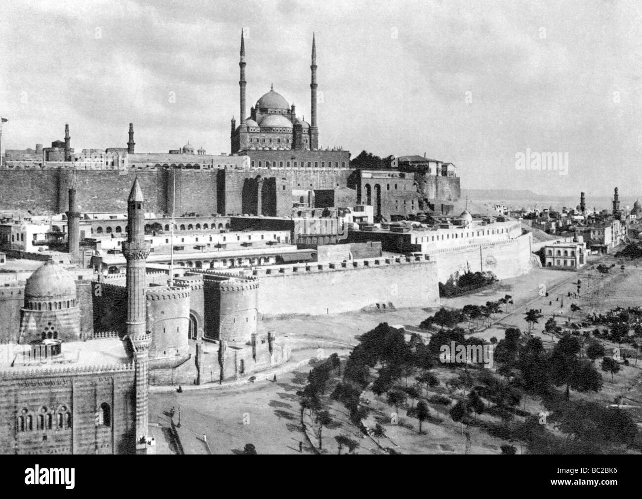 The Saladin Citadel, Cairo, Egypt, c1920s. Artist: Unknown Stock Photo ...