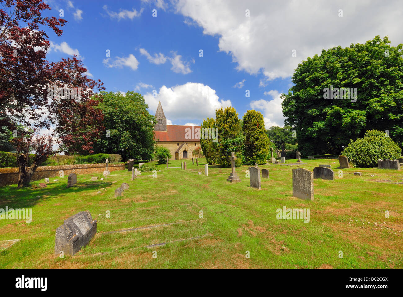 St.James church Abinger Common Stock Photo - Alamy
