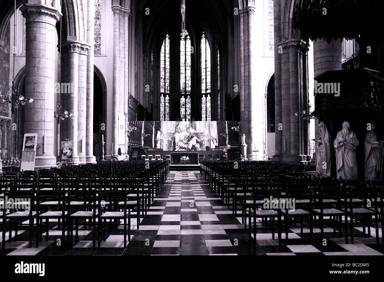 Liege Cathedral Liege Wallonia Belgium Cathedral de Saint Paul Saint ...