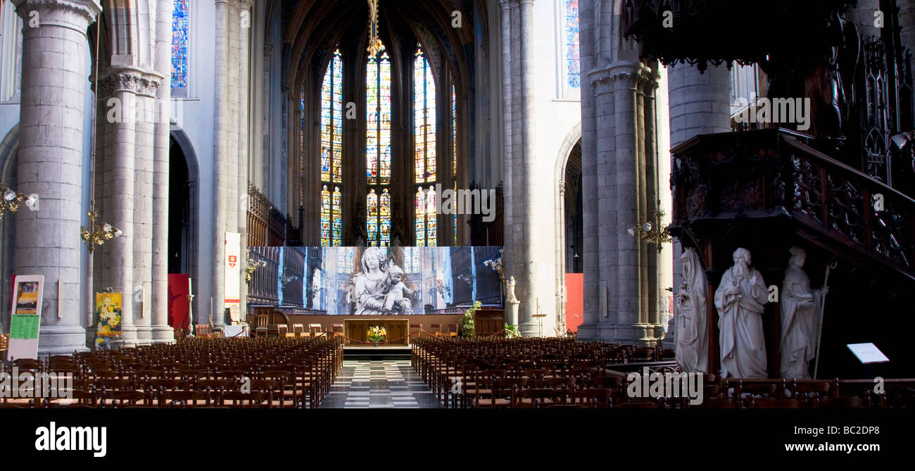 Liege Cathedral Liege Wallonia Belgium Cathedral de Saint Paul Saint ...
