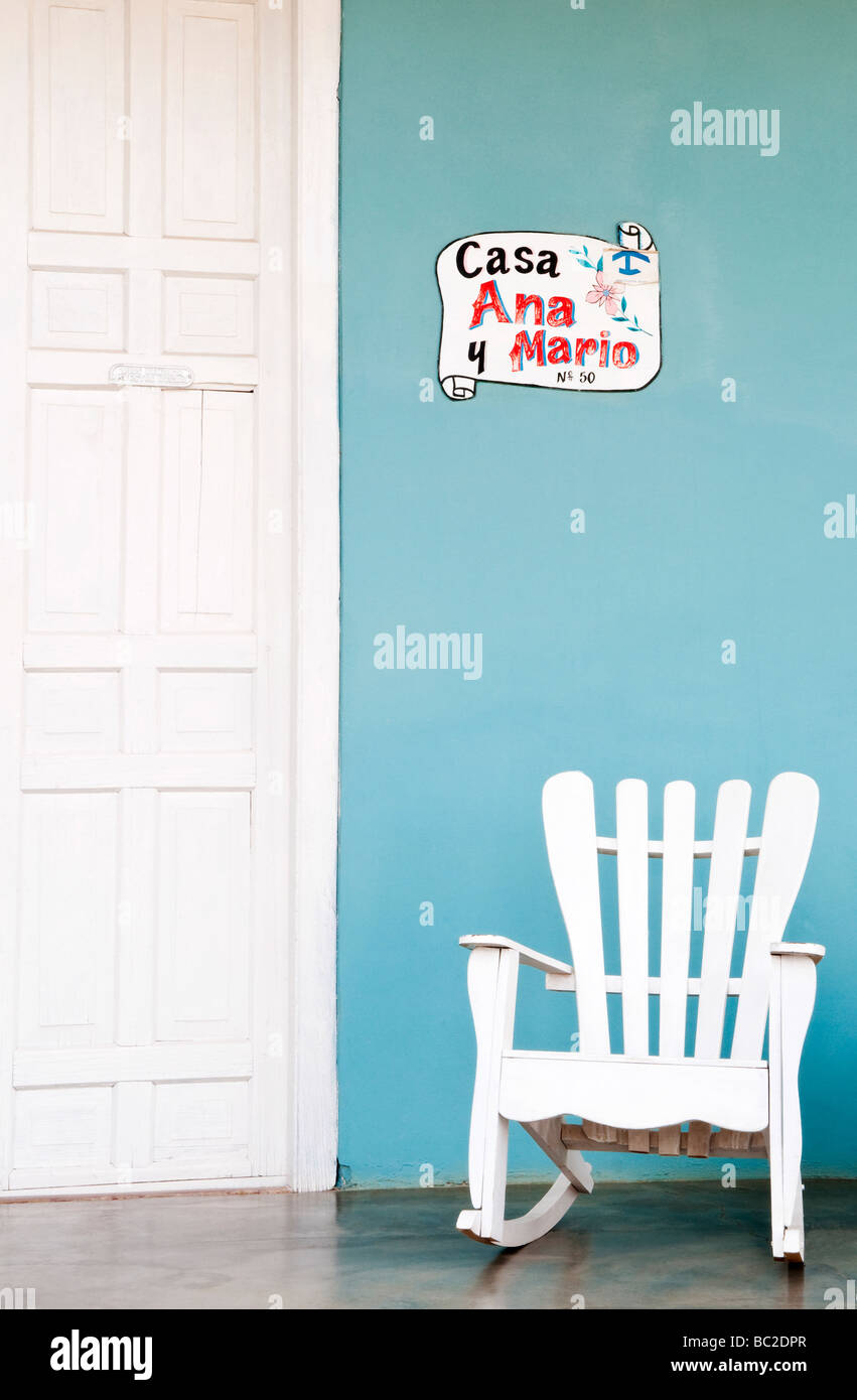 Caribbean style rocking chair hi-res stock photography and images - Alamy
