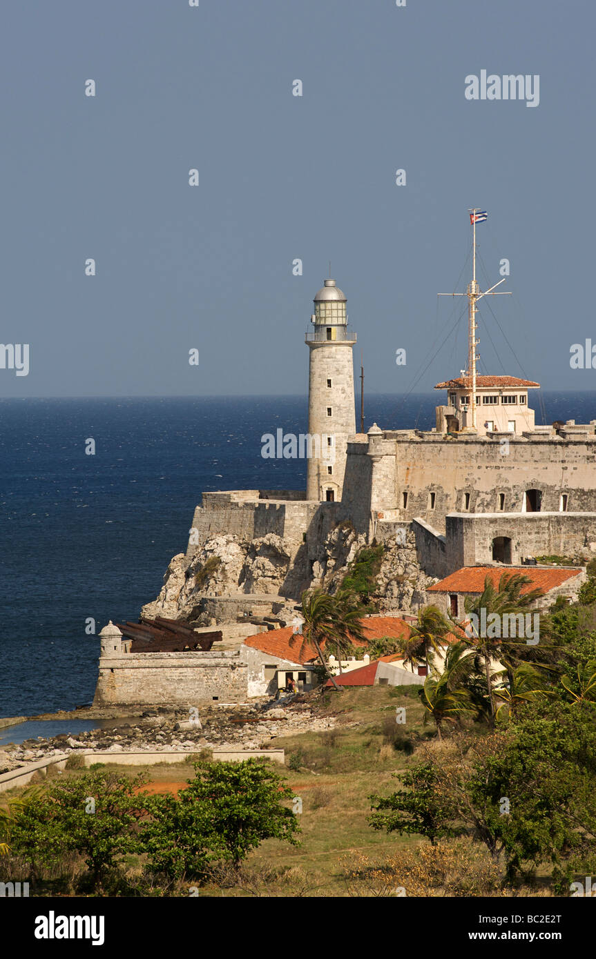 Havana, Cuba. Lighthouse and Castillo del Morro Stock Photo - Alamy