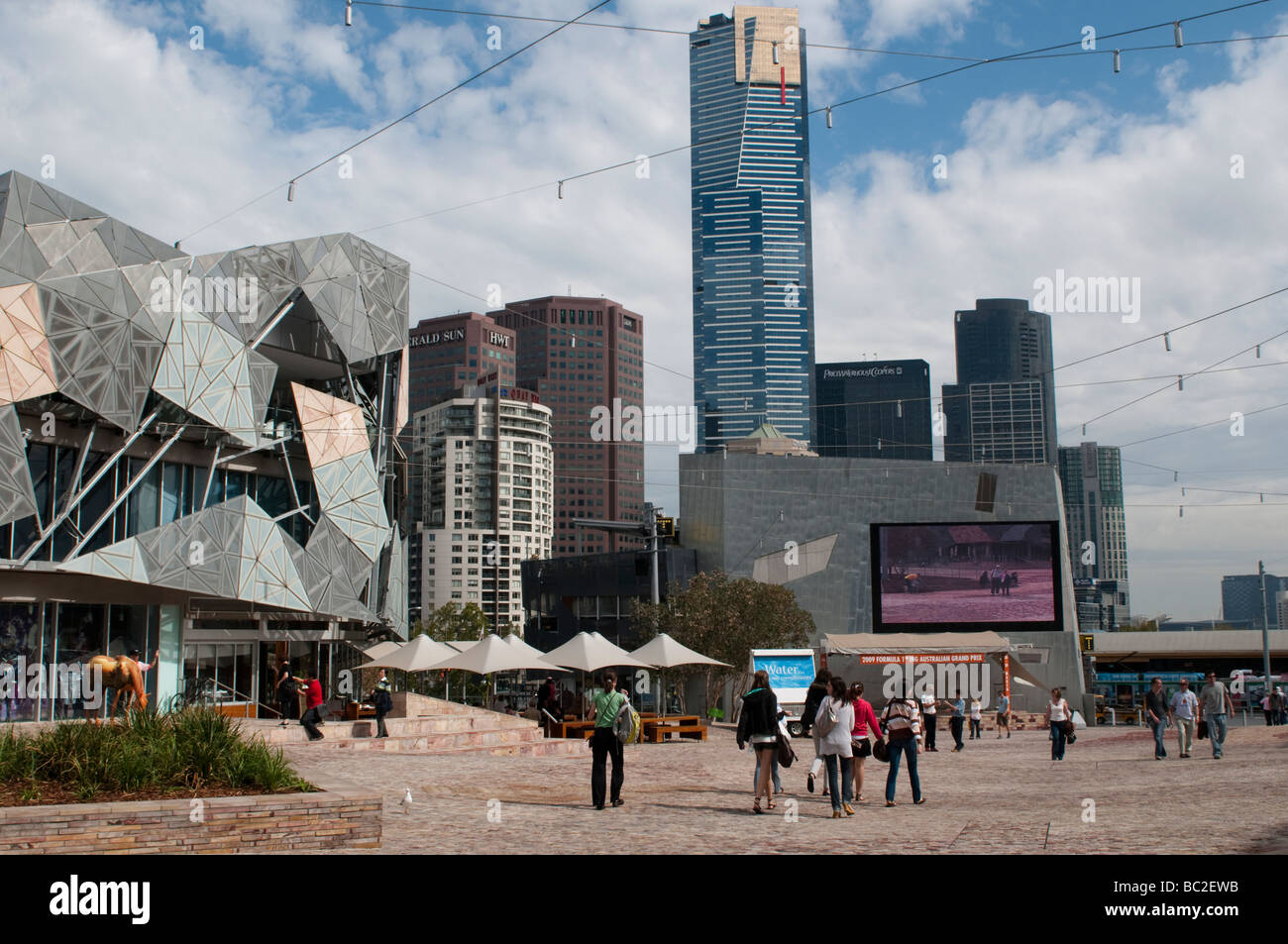 Federation Square, Melbourne, Victoria, Australia Stock Photo - Alamy
