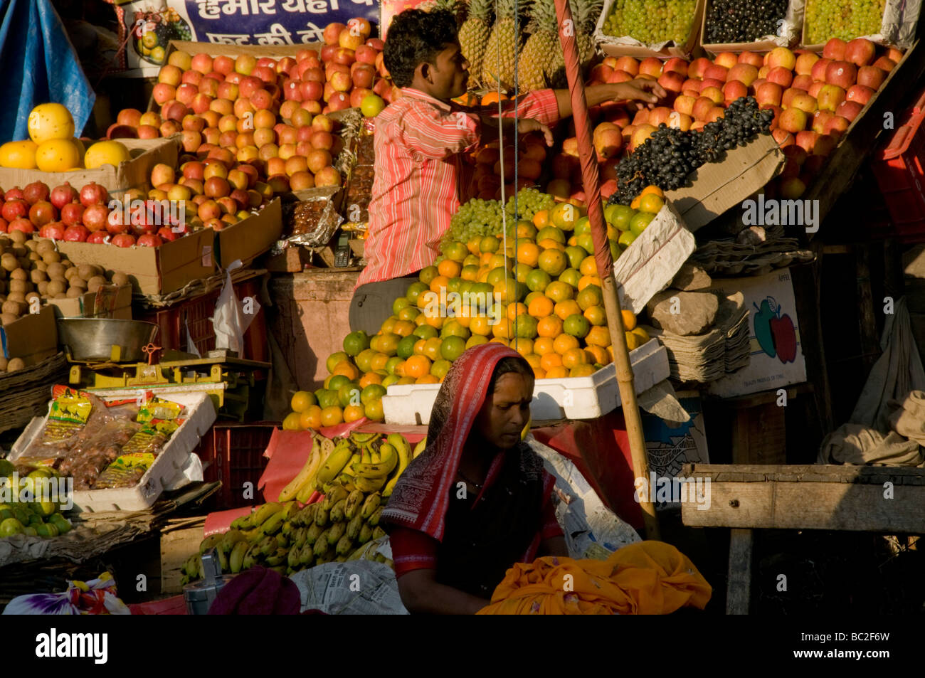 Fruit and vegetable Stall,Jaipur,Rajasthan,India Stock Photo - Alamy