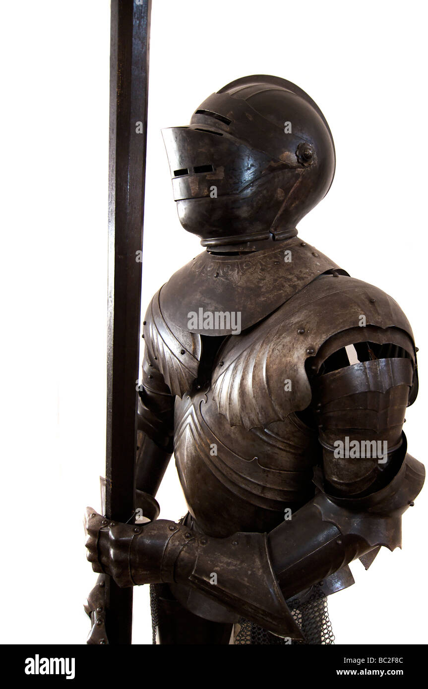 Suit of armour battle hi-res stock photography and images - Alamy