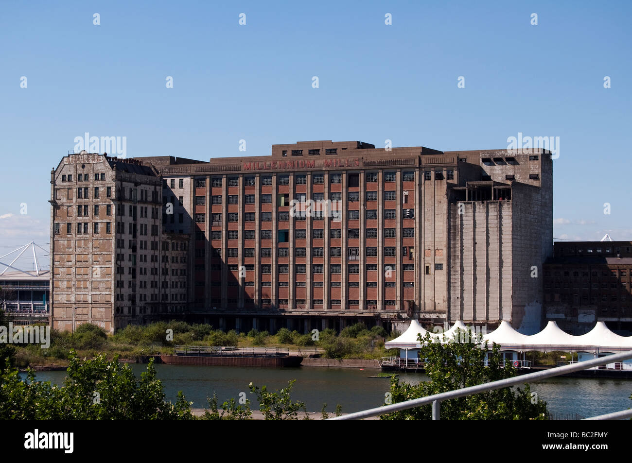 Millenium Mills East London Stock Photo - Alamy