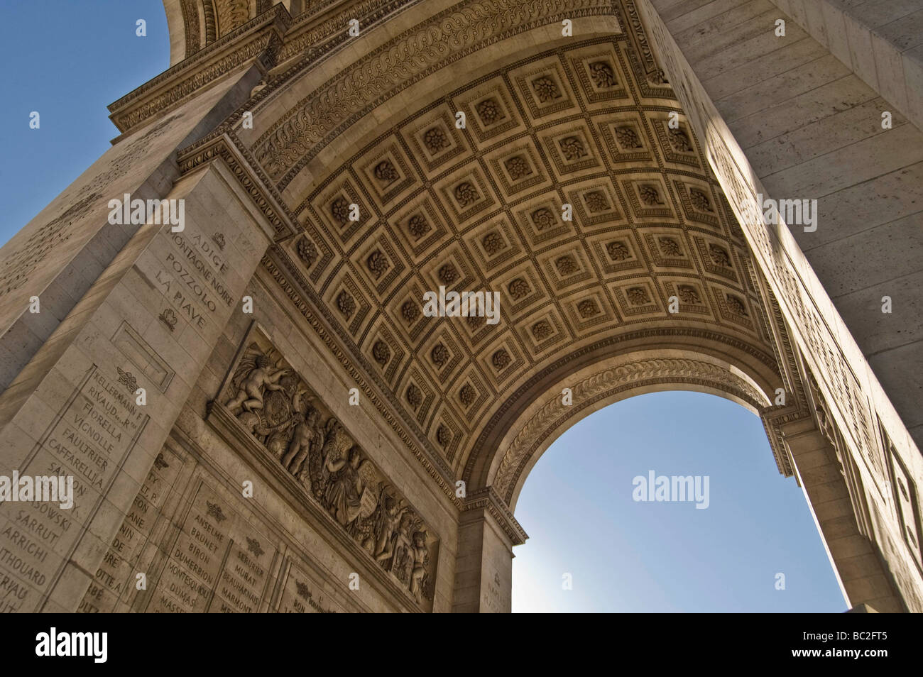 Paris, france, view from the arch de triomphe Stock Photo - Alamy