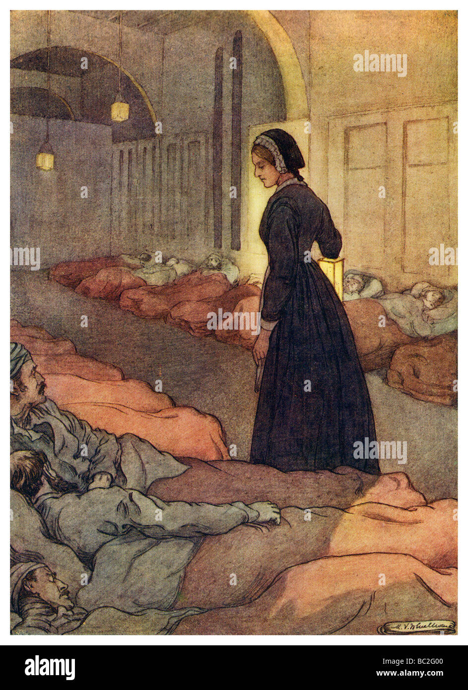 Nursing sick soldier in the crimea hi-res stock photography and images ...